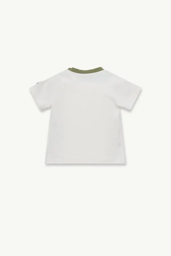 Moncler Cotton Blend T-shirt With Duck Print