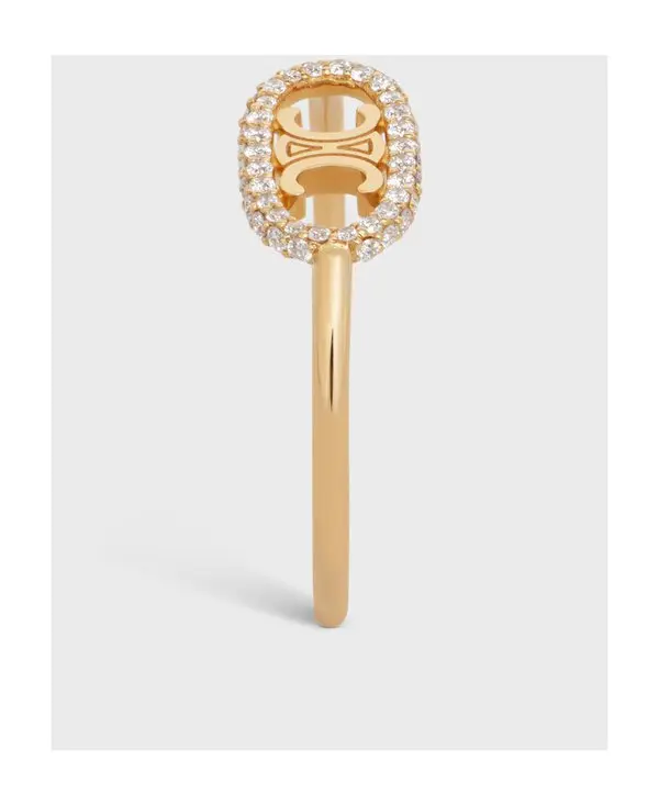 Celine Maillon Triomphe Ring With Diamonds