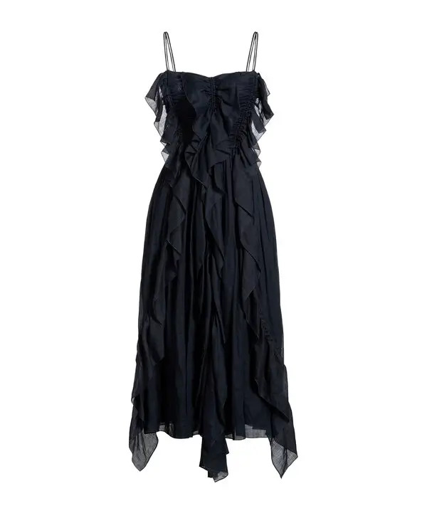 Chloé Sleeveless Flared Dress With Ruffles