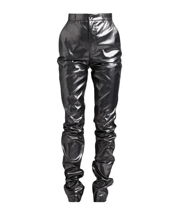 Dolce & Gabbana Metallic Bootcut Pants - Black