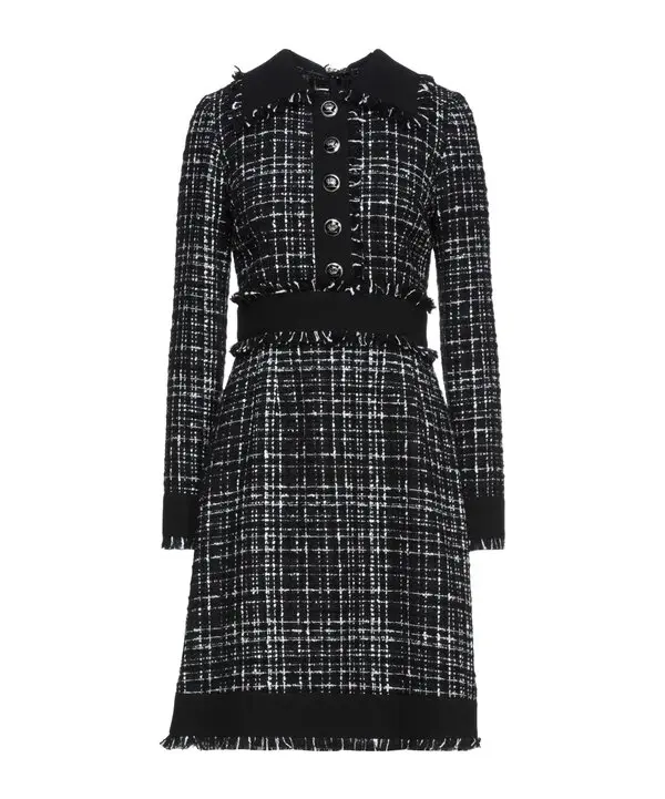 Dolce & Gabbana Two-tone Tweed Dress