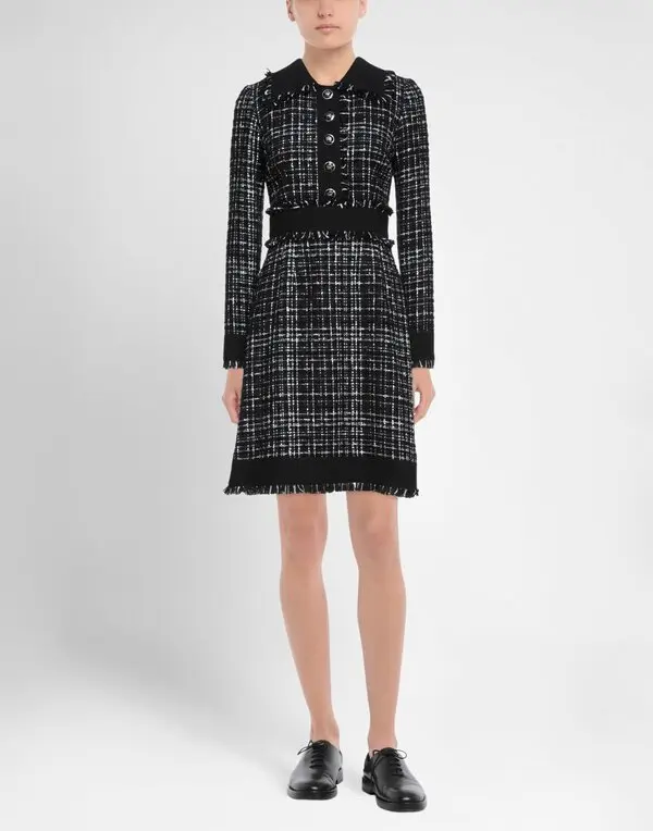 Dolce & Gabbana Two-tone Tweed Dress