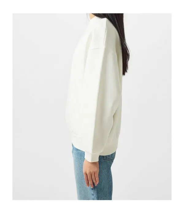 ANINE BING Long Sleeve Crewneck Sweatshirt With Logo