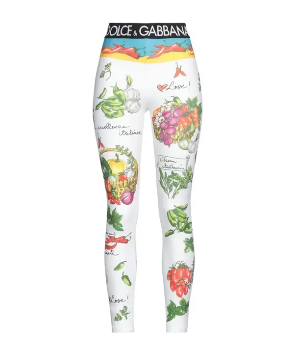 Dolce & Gabbana Multicolor Stretch Leggings