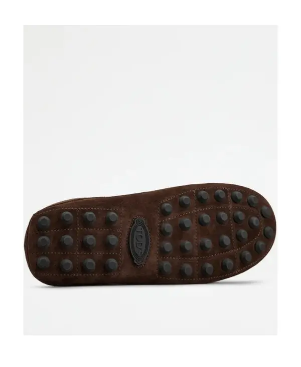 TOD'S Gommino Bubble Suede Mules - Brown