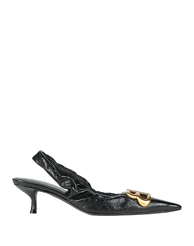 Balenciaga Leather Mary Jane Shoes