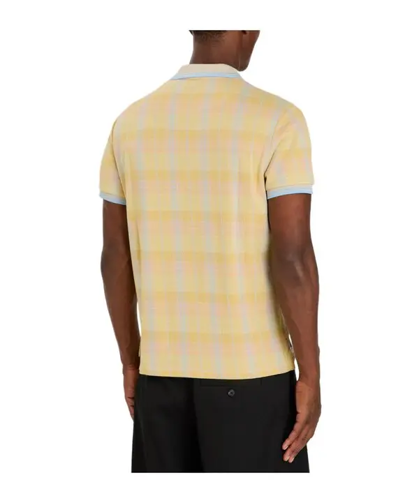 VIVIENNE WESTWOOD Cotton Plaid Polo Shirt
