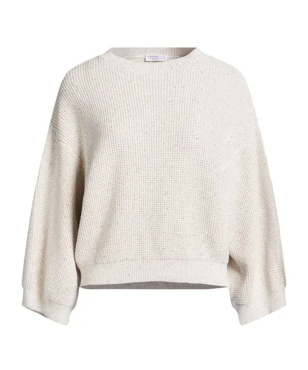 Brunello Cucinelli Lightweight Sequin Knit Sweater