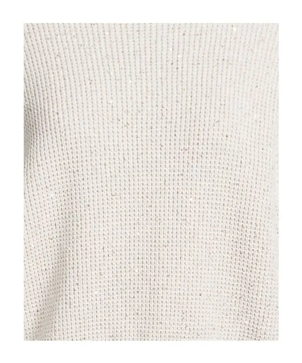 Brunello Cucinelli Lightweight Sequin Knit Sweater