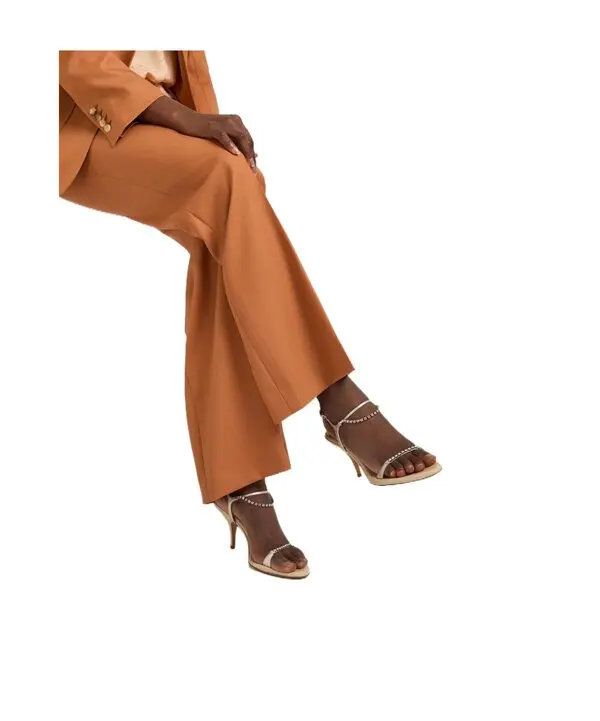 Chloé Zia 80 Embellished Leather Sandals