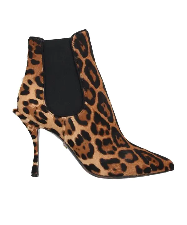Dolce & Gabbana Leopard-print Chelsea Boots