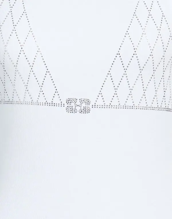 GANNI Logo Crew Neck Tank Top