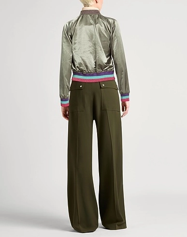 DIESEL® Satin Bomber Jacket With Patches