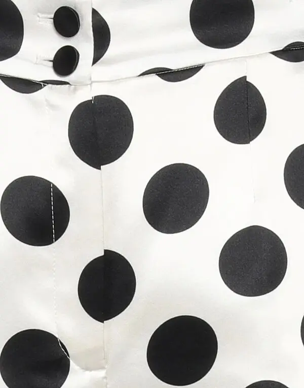 Dolce & Gabbana Polka Dot Satin Casual Pants