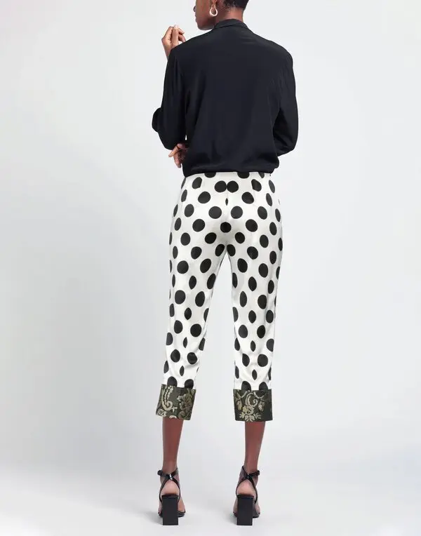 Dolce & Gabbana Polka Dot Satin Casual Pants