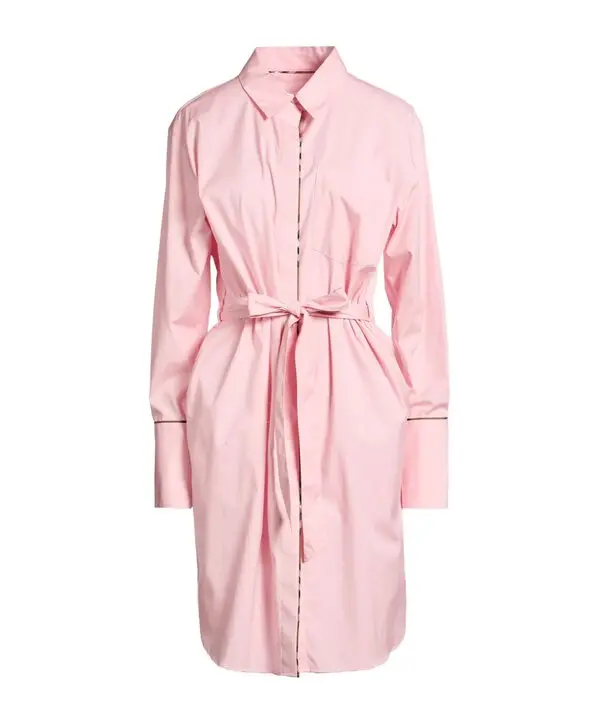 Burberry Minimalist Long Sleeve Shirt Dress