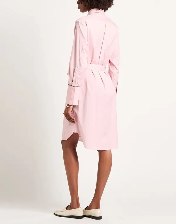 Burberry Minimalist Long Sleeve Shirt Dress