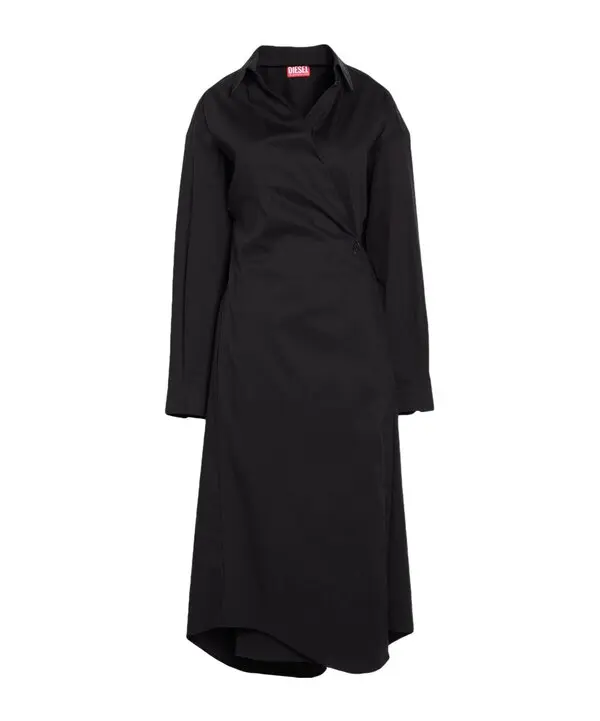DIESEL® Long Sleeve Wrap Dress