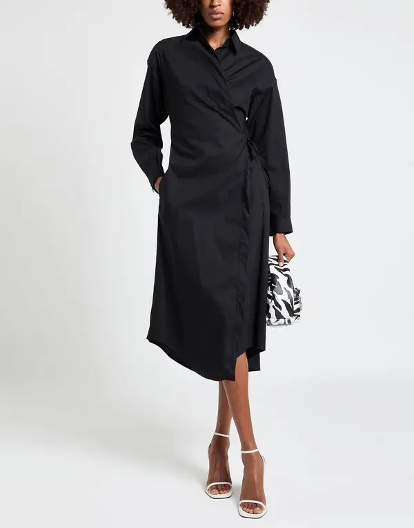 DIESEL® Long Sleeve Wrap Dress