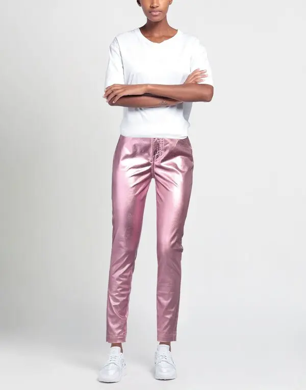Dolce & Gabbana Fitted Metallic Pants