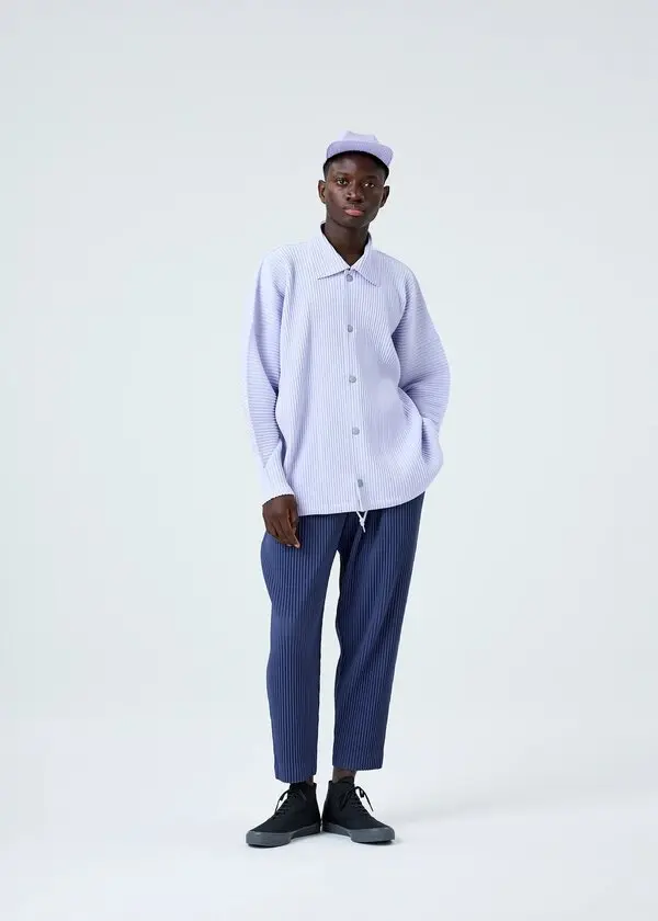 Issey Miyake Homme Plissé Pleated Tapered Trousers