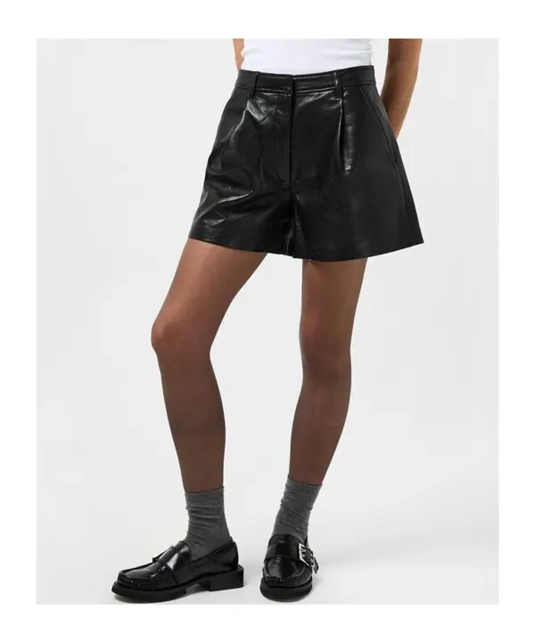 ANINE BING Belt Loop Shorts