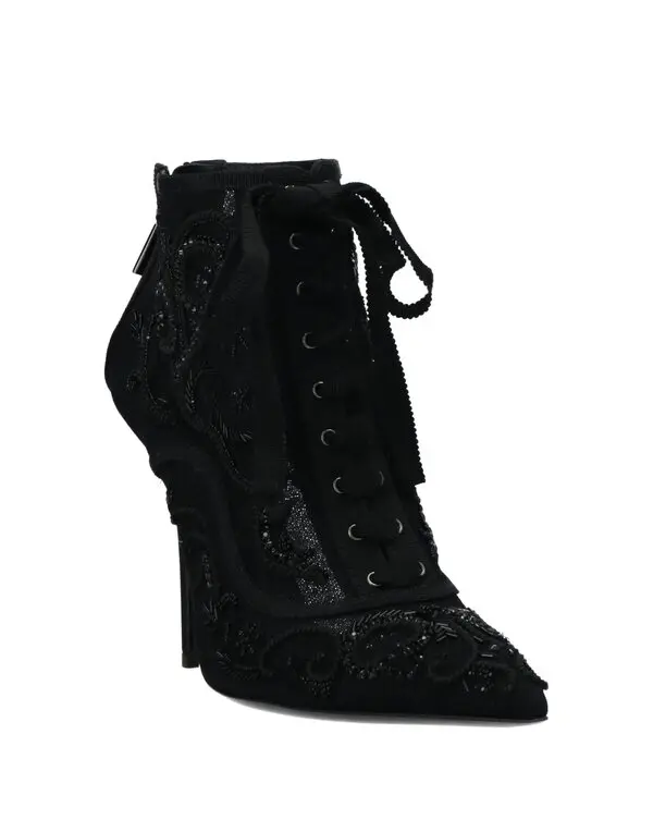 Dolce & Gabbana Lace-up Ankle Boots