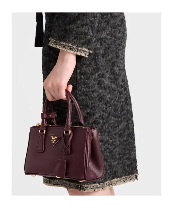 Prada Galleria Mini Saffiano Leather Bag