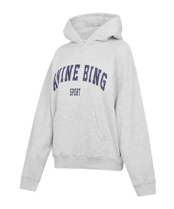 ANINE BING Long Sleeve Hooded Sweatshirt