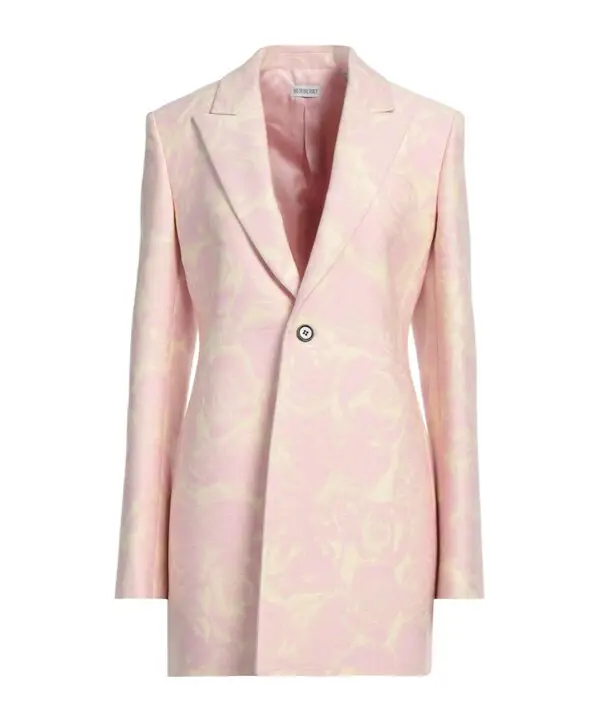 Burberry Two-tone Single-breasted Blazer - Nude