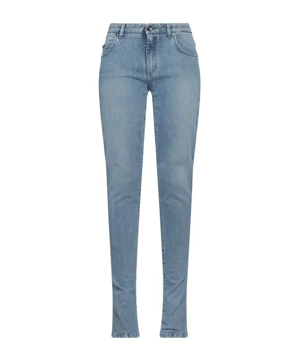 Dolce & Gabbana Light Wash Stretch Denim Bootcut Pants - Blue