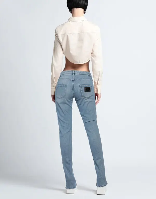 Dolce & Gabbana Light Wash Stretch Denim Bootcut Pants