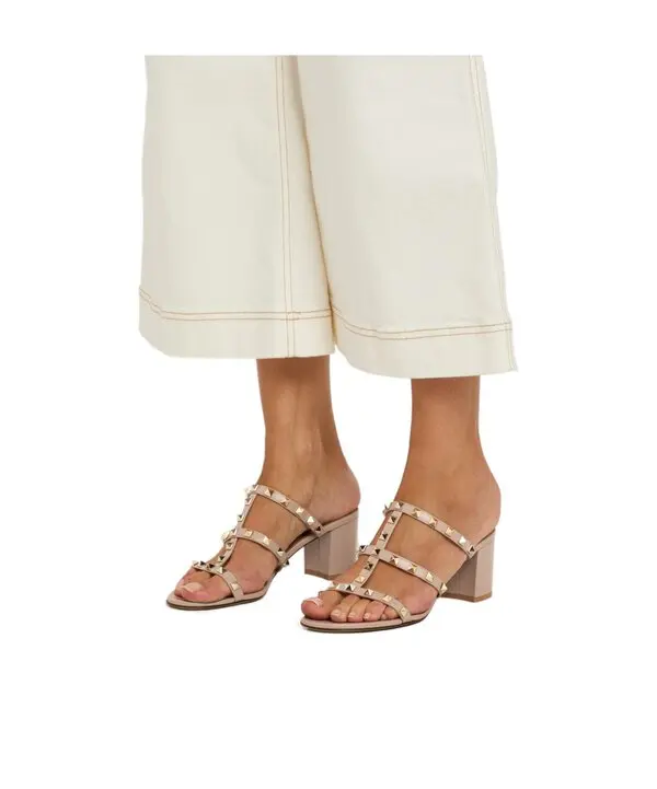 Valentino Garavani Stud Sandals - Nude