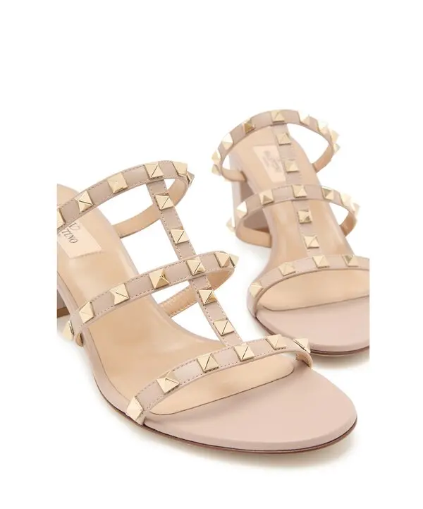 Valentino Garavani Stud Sandals - Nude