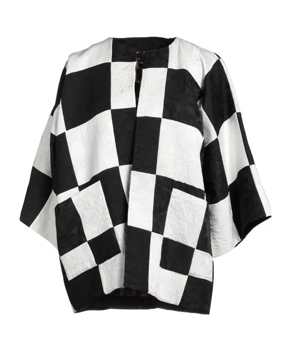 Dolce & Gabbana Checkered Jacket - Black