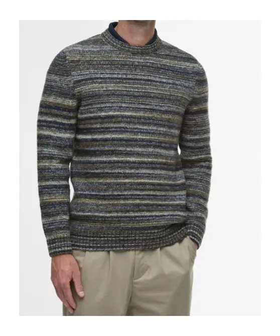 Barbour Long Sleeve Striped Crew Neck Sweater