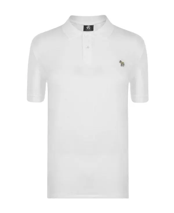 Paul Smith Logo Short-sleeved Polo Shirt - White