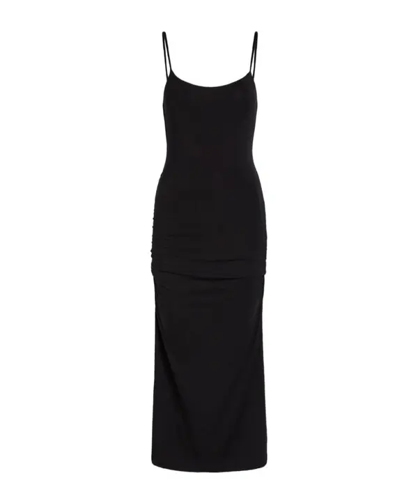 TOTEME Draped Jersey Midi Dress
