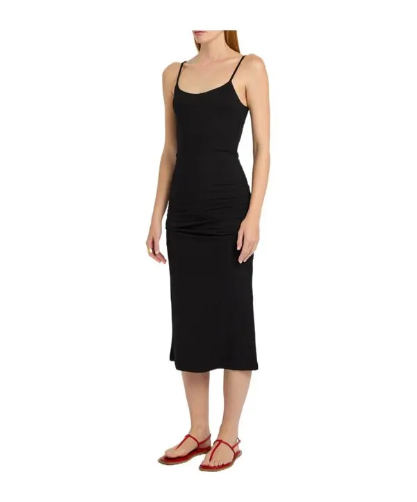 TOTEME Draped Jersey Midi Dress