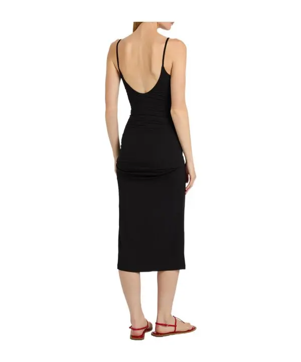 TOTEME Draped Jersey Midi Dress