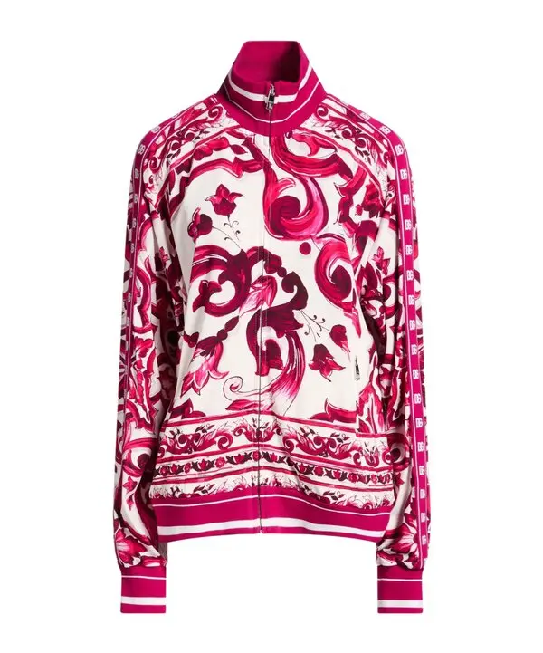 Dolce & Gabbana Printed Casual Jacket - Pink