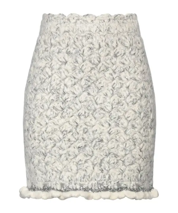 Dolce & Gabbana Textured Knit Midi Skirt