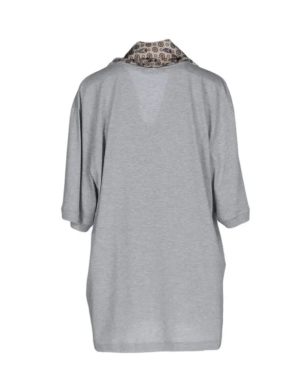 Dolce & Gabbana Jersey V-neck T-shirt With Detachable Application