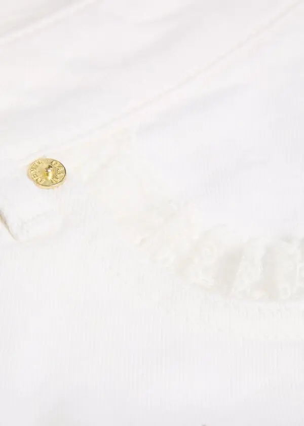 GANNI Minimalist Solid-color Shorts