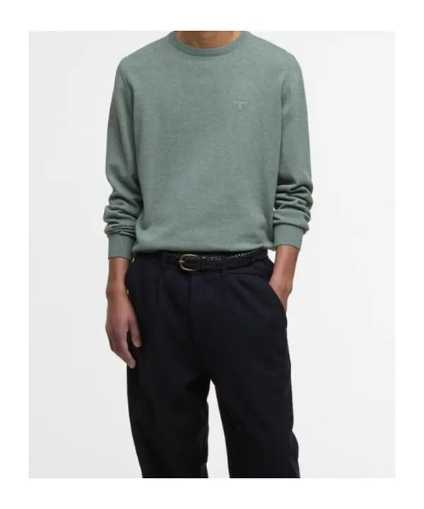 Barbour Crew Neck Sweater - Gray