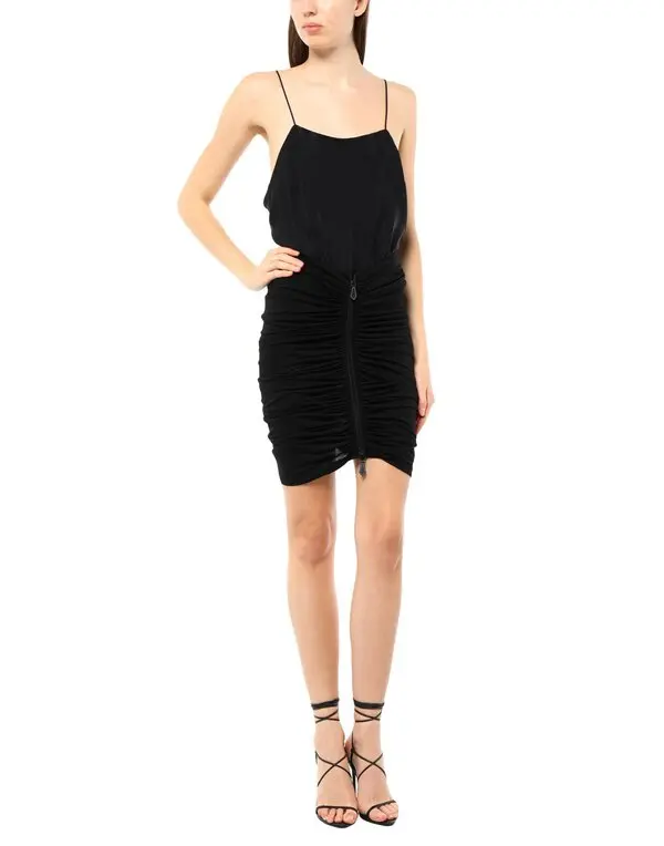 Burberry Solid Color Elastic Waist Midi Skirt