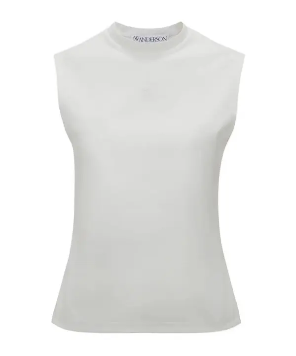 J.W.ANDERSON Jw Anderson Anchor Embroidered Tank Top