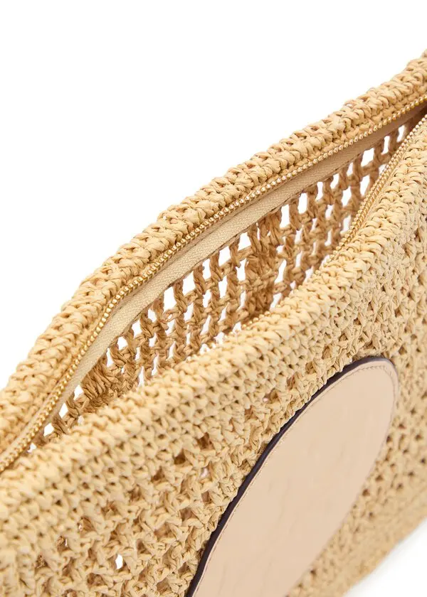 Tory Burch Woven Straw Clutch