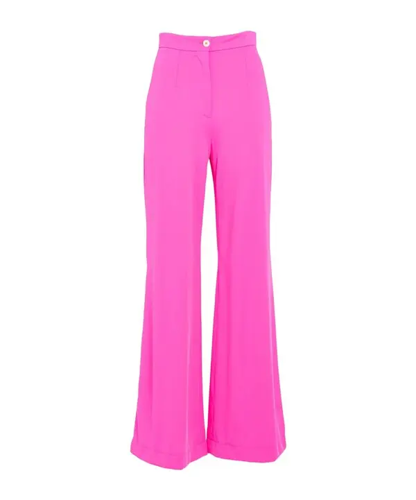 Dolce & Gabbana Solid Color Stretch Loose-fit Trousers