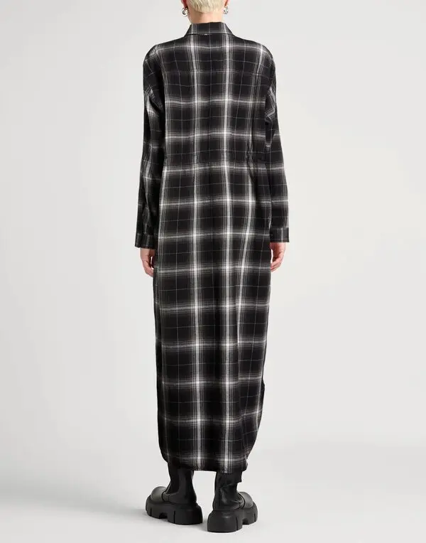 DIESEL® Plaid Flannel Shirt Dress